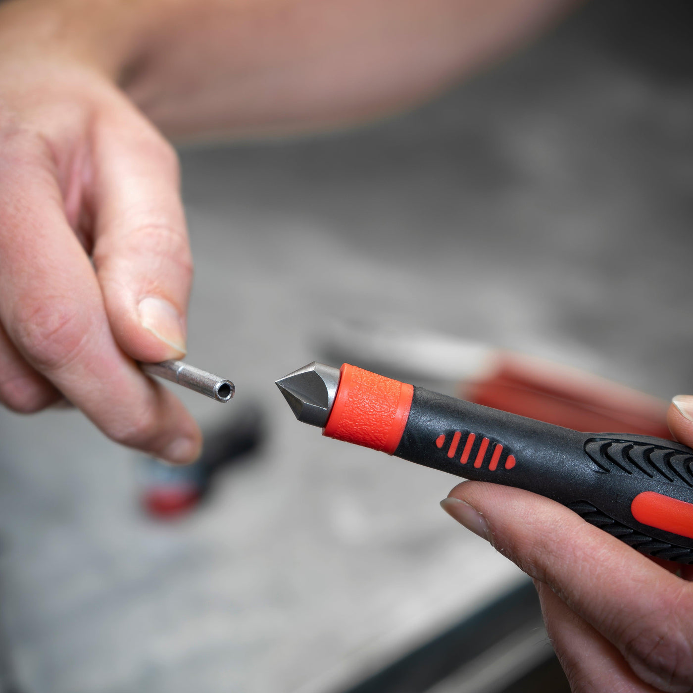 TGR 3/16” Automatic Ratcheting Brake Line Tube Cutter with Hand Reamer ...