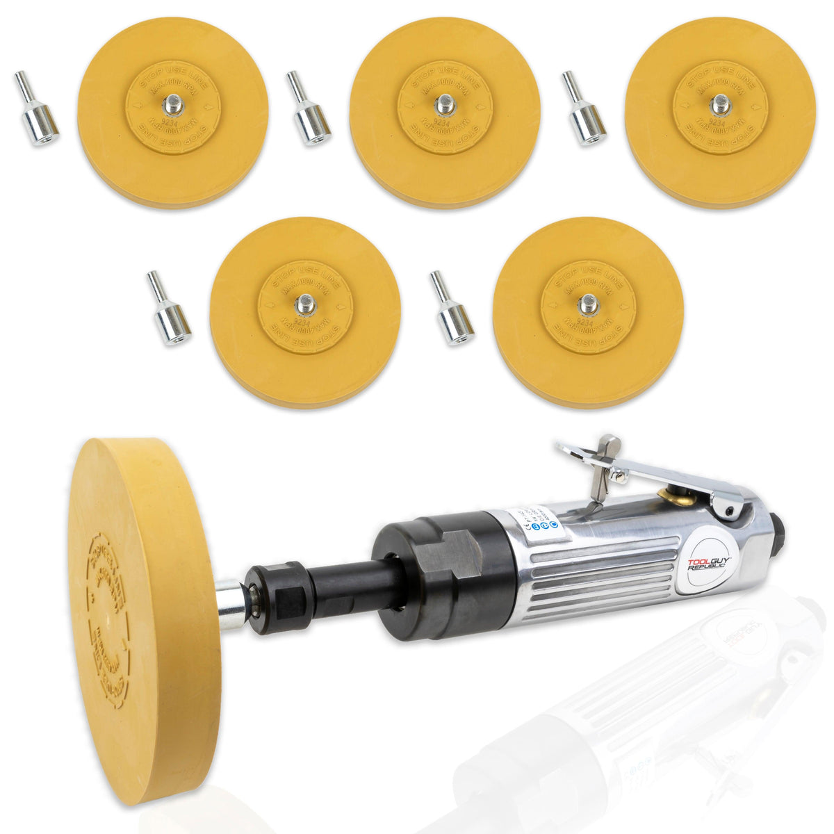 Pinstripe Remover Tool Kit with 6 Rubber Eraser Pads - Pinstripe, Adhe ...